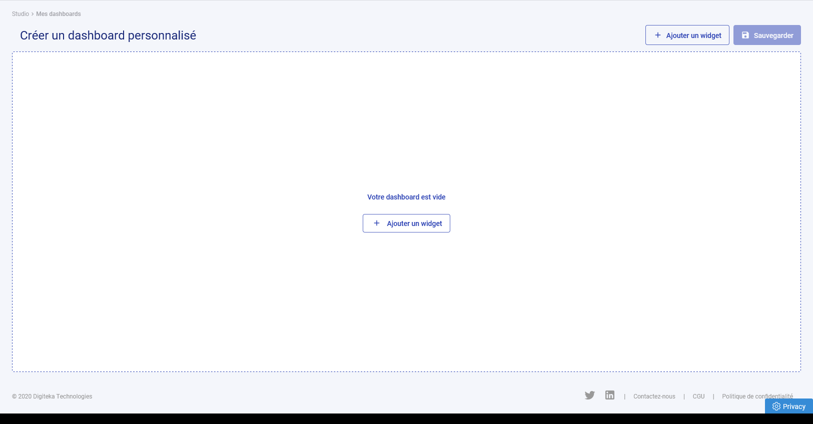 Création de dashboard | Digiteka Support